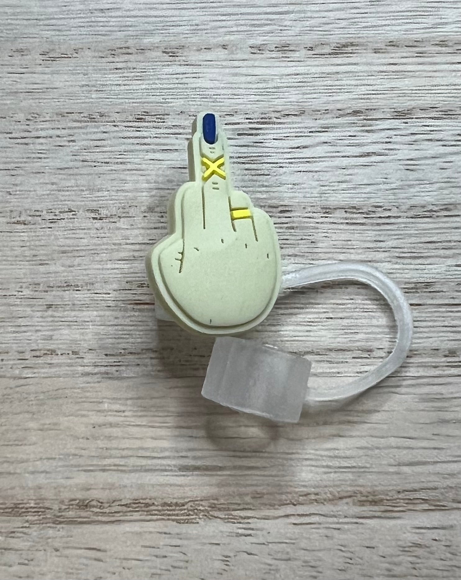 Straw Topper - Flip Off Hand – Renegade Accessories